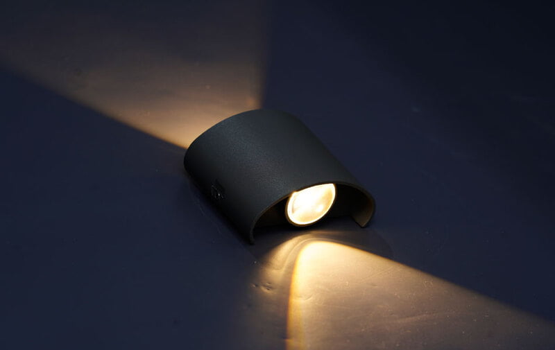 LED Elevation wall bracket light 1Way IP65 - 6W (WW)