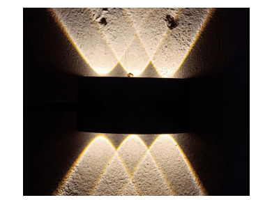 LED Elevation wall bracket light 3Way IP65 - 18W (WW)