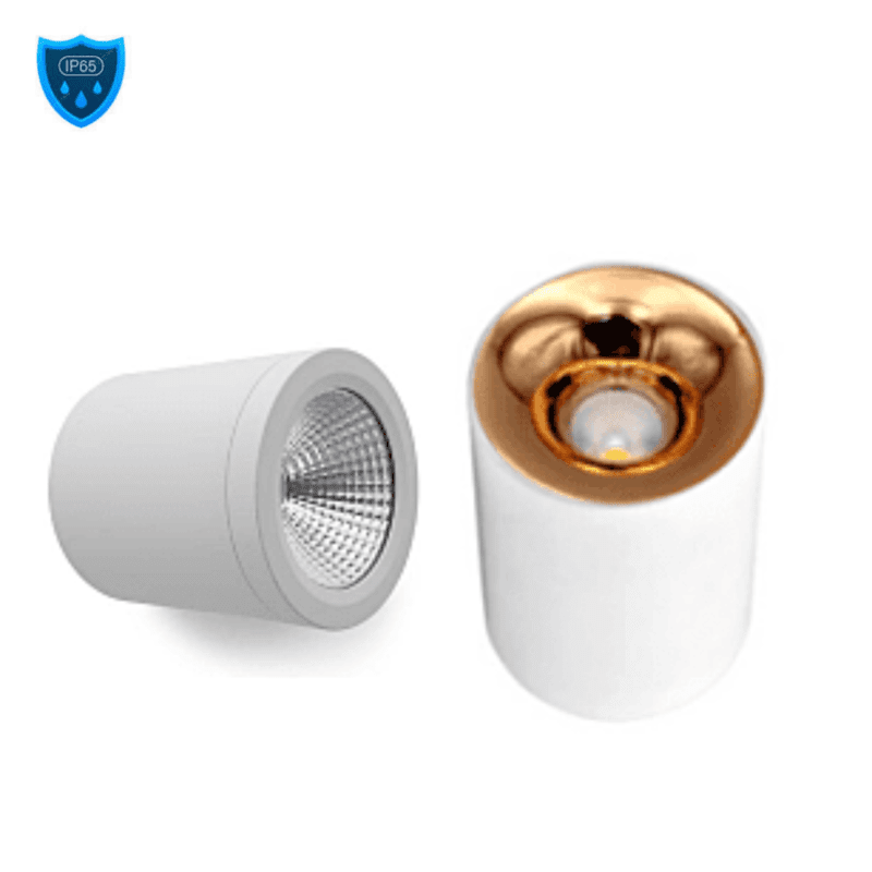 LED Surface Mount Cylinder Light - 6W Prime (NW) White Body