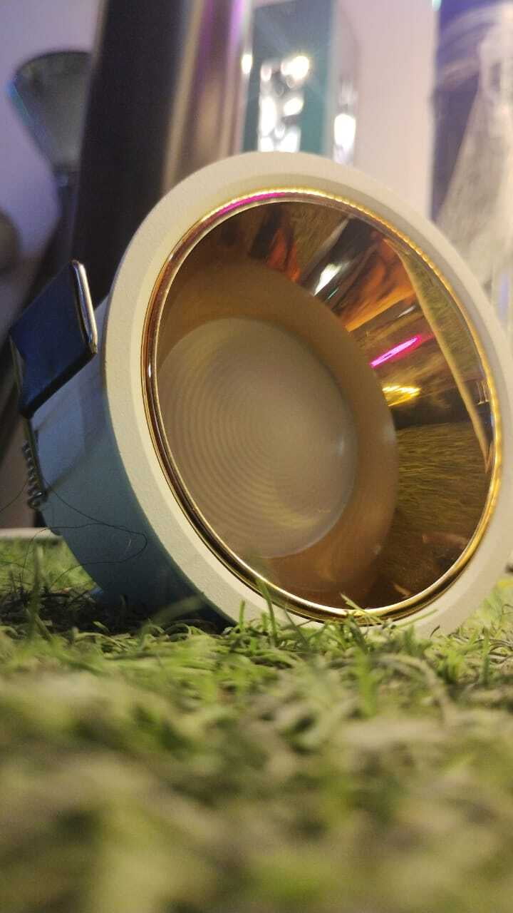 LED COB Down light - 12W Brezza (NW) White Body with Copper reflector