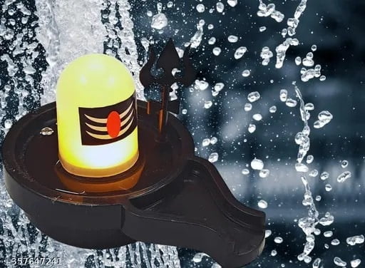 LED Water Shiva Lingam Light