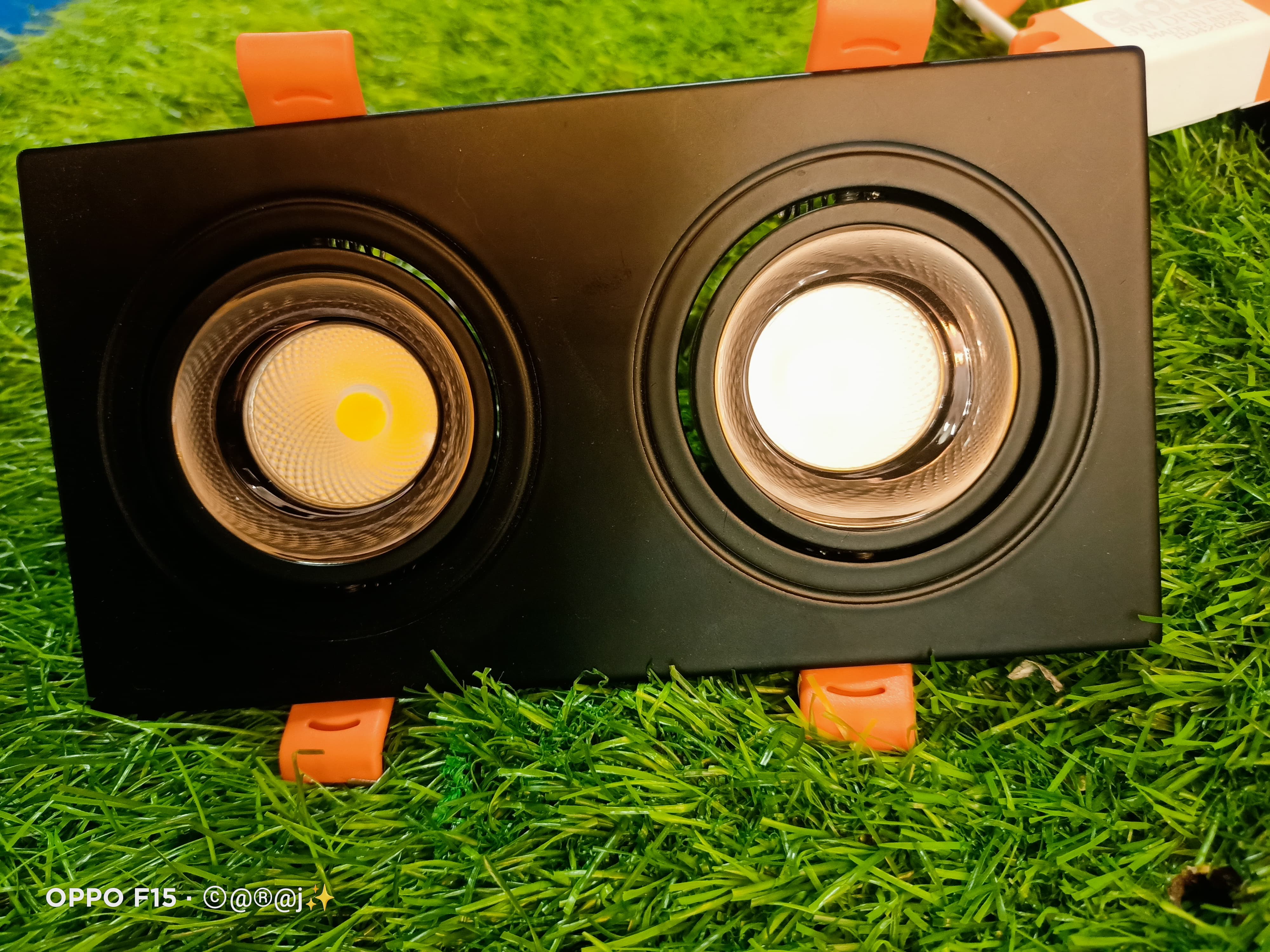 LED Double Spot Light 18W (WW) BB BR