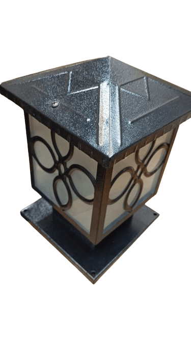 LED Gate Light Hut - 12W (CW) Black Body