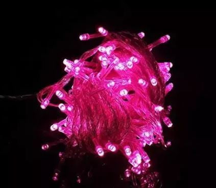 LED Serial Lights Pink